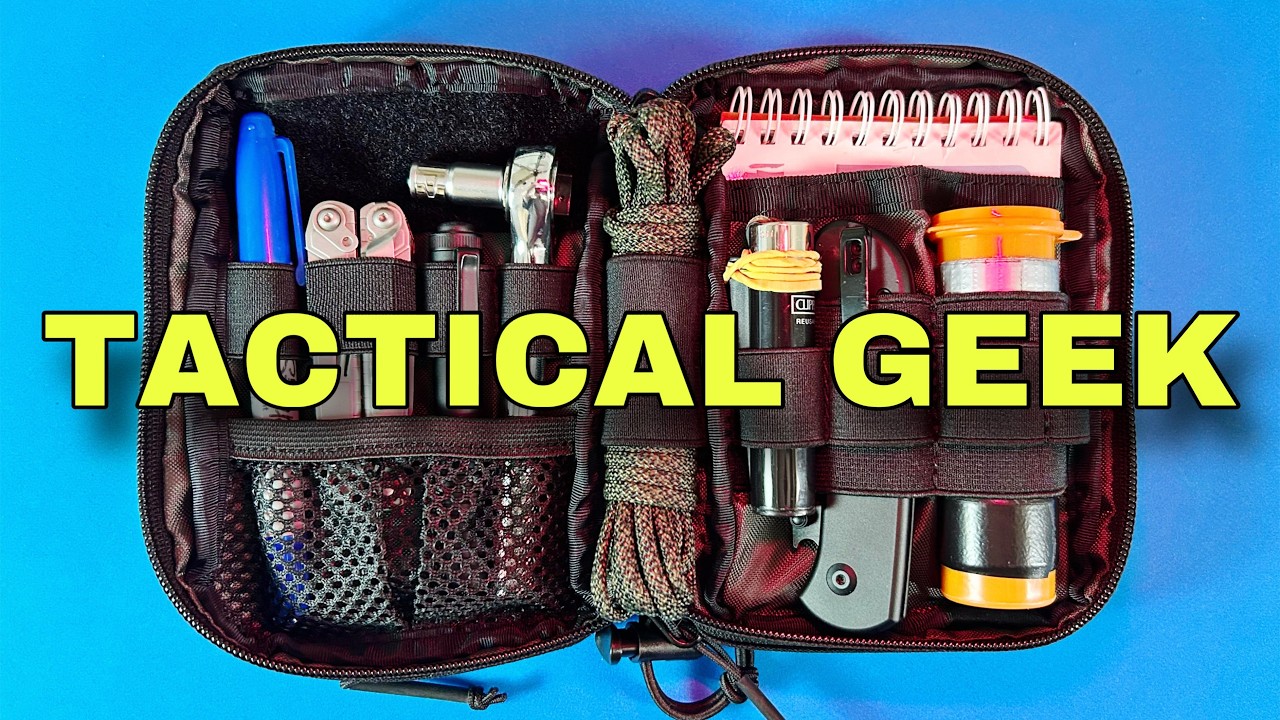 Tactical Geek Pouch EDC Organizer - YouTube