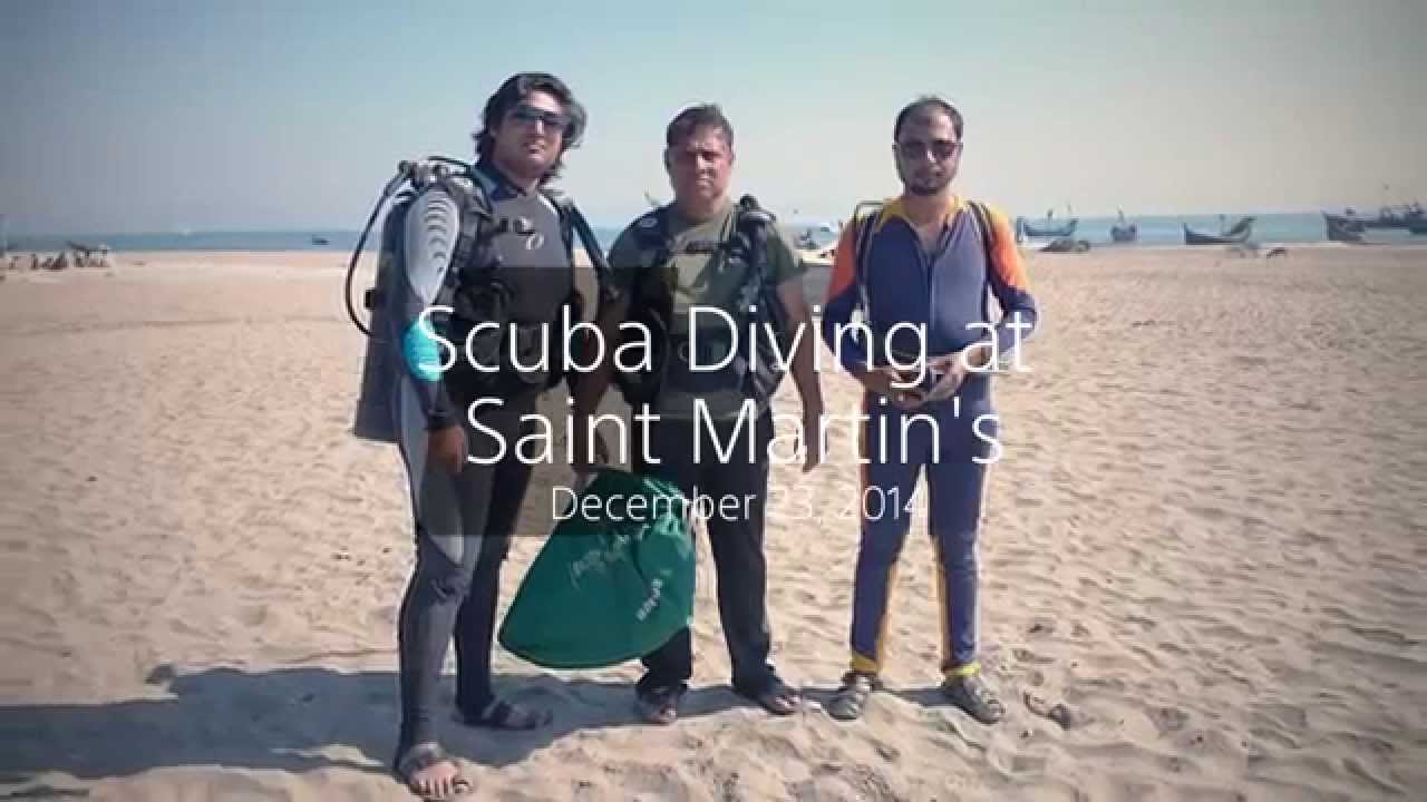 Scuba Diving at Saint Martin's, Bangladesh - YouTube