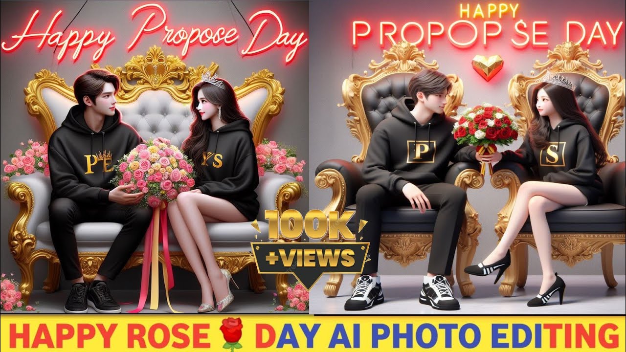 Propose Day Ai Photo Editing | Happy Propose Day Name Video Editing ...