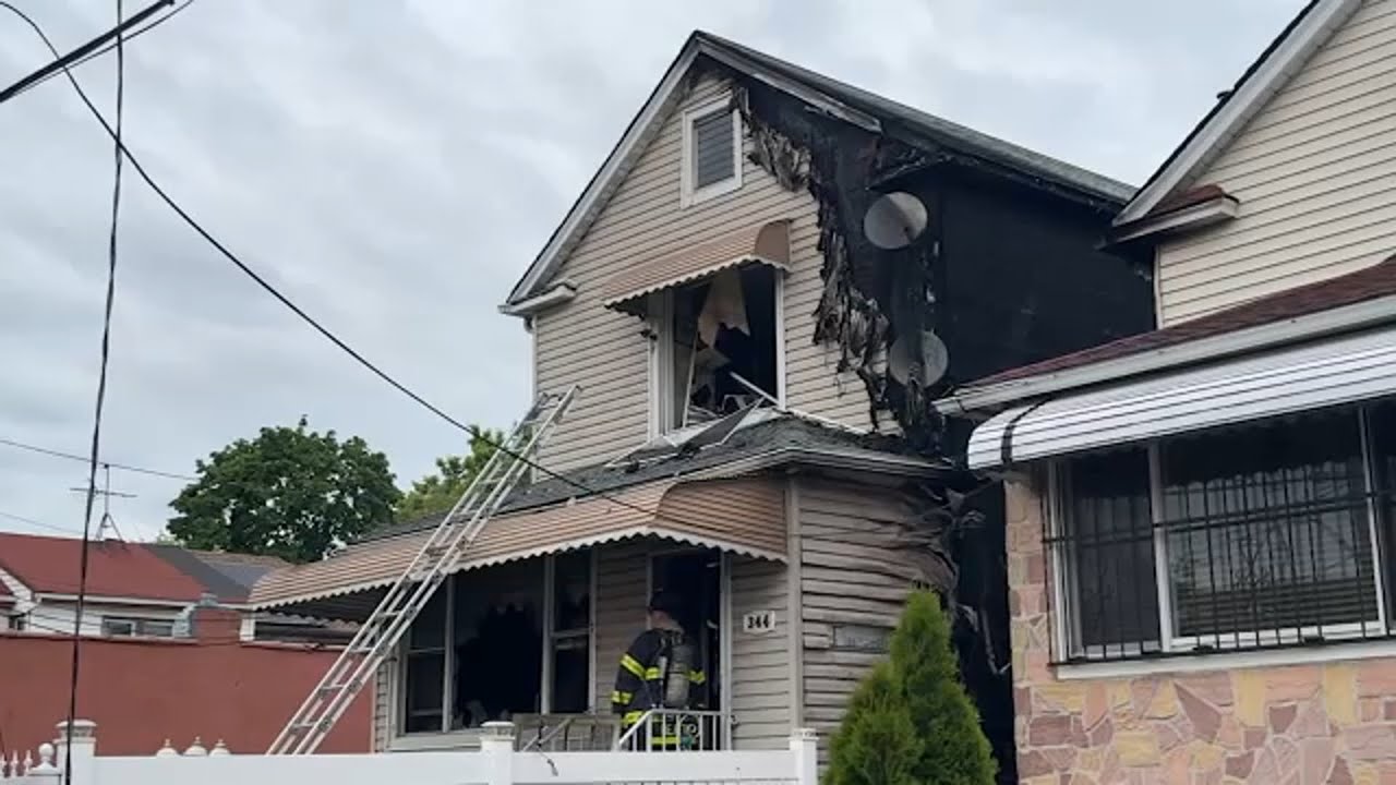 Firefighter revived after collapsing in house fire; 2 other ...