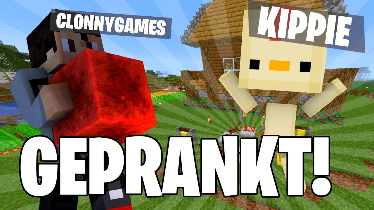 IK BEN GEPRANKT DOOR CLONNY GAMES !! - Minecraft 1.16 Survival #13 ...