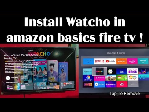 how to install watcho app in amazon basics fire edition tv - YouTube