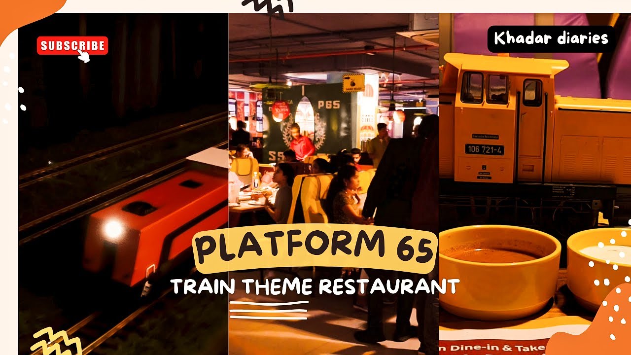 Platform 65||Train theme restaurant||Bangalore||Diary #03 - YouTube