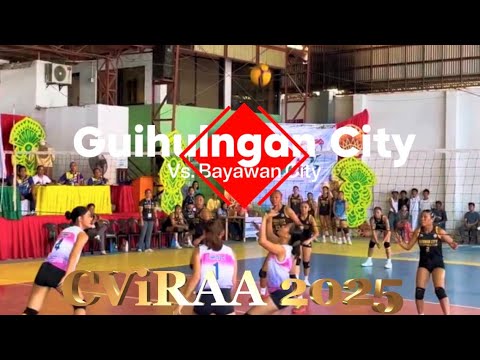 CViRAA 2025 GIRLS VOLLEYBALL /GUIHULNGAN CITY VS. BAYAWAN CITY - YouTube