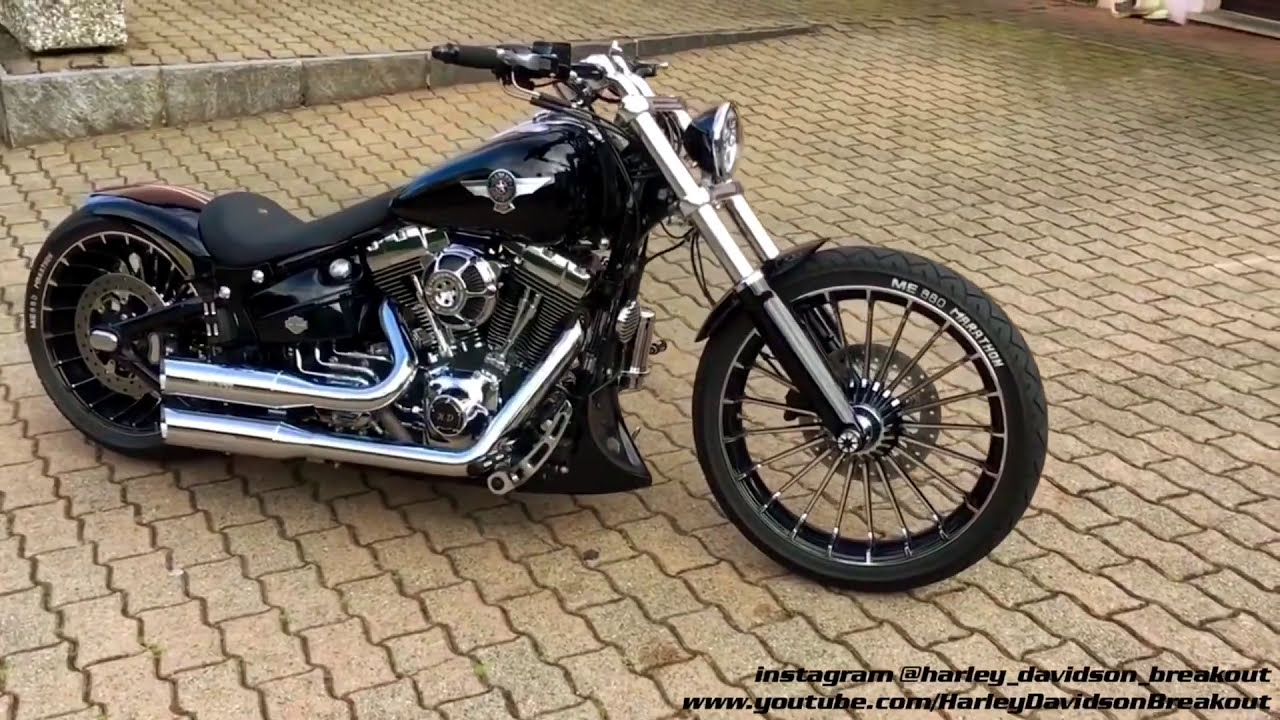 Harley-Davidson FXSB Breakout Custom (Giovanni from Switzeland🇨🇭 - YouTube