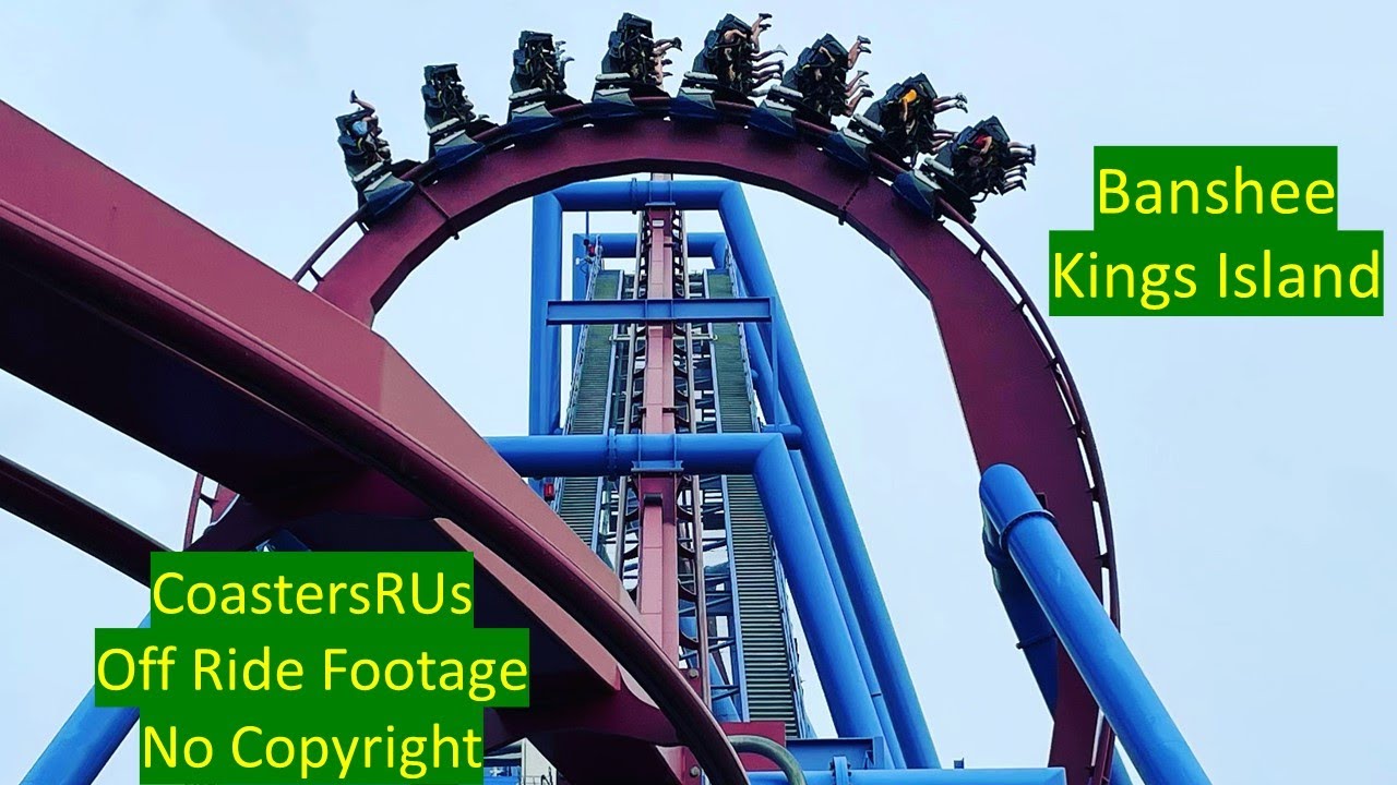 Banshee at Kings Island Off Ride Footage (no copyright) - YouTube