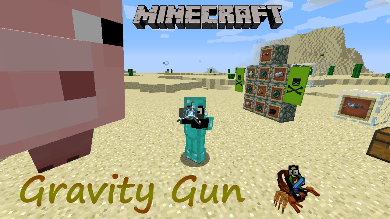 Minecraft 1.8 - Instalar Gravity Gun Mod / Español - YouTube
