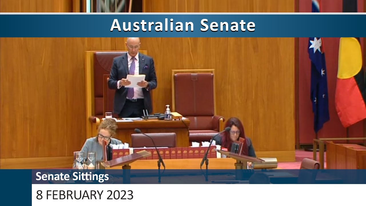 Senate Sitting - 8 February 2023 - YouTube