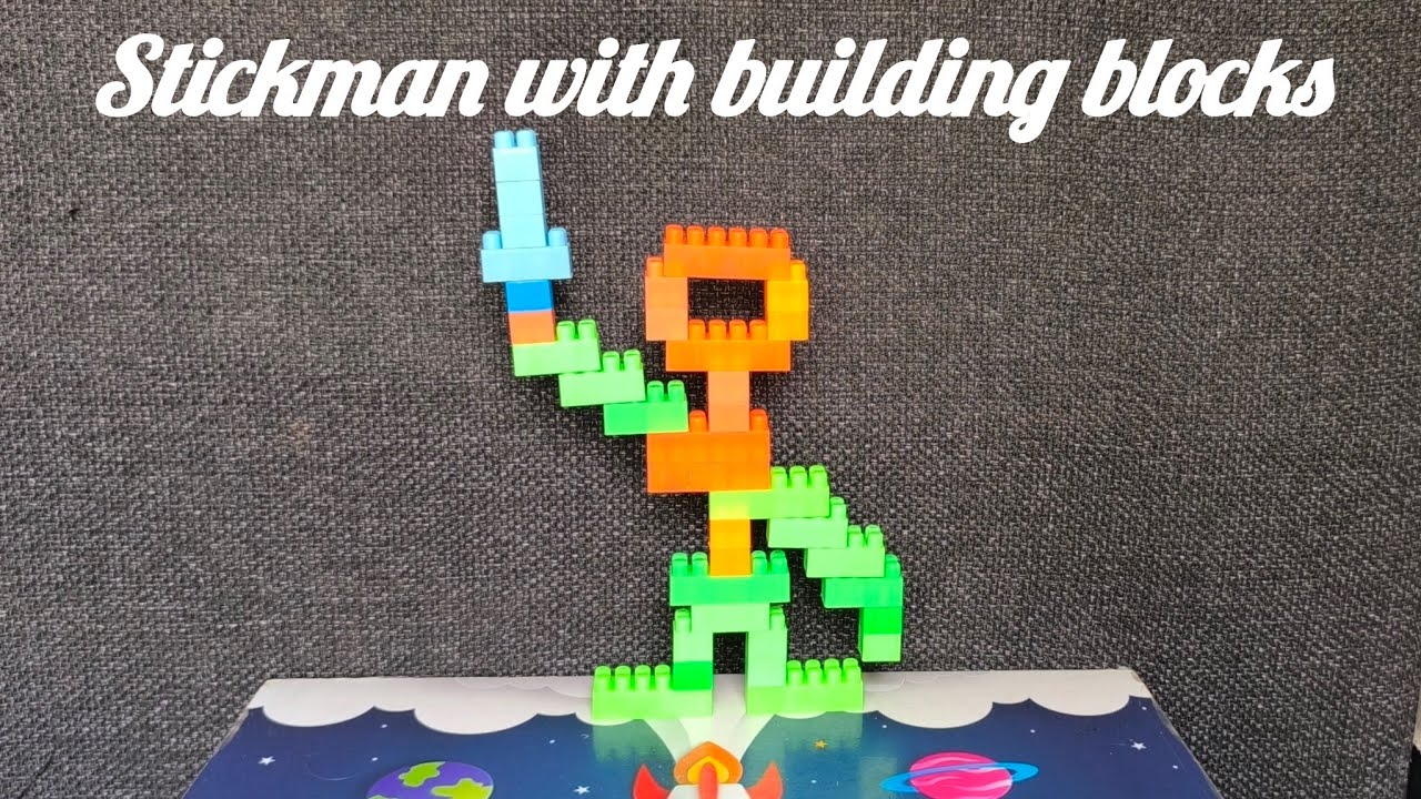 Satisfying DIY blocks Stickman| Satisfying DIY Building Blocks ...