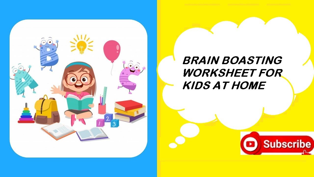 #englishworksheetfornursery #nurseryclass, Brain Boosting worksheet for ...