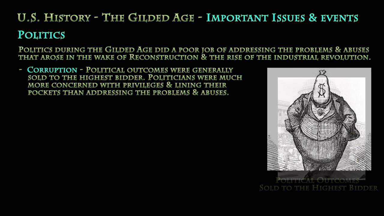 RMA - US History - The Gilded Age - Important Issues & Events - YouTube