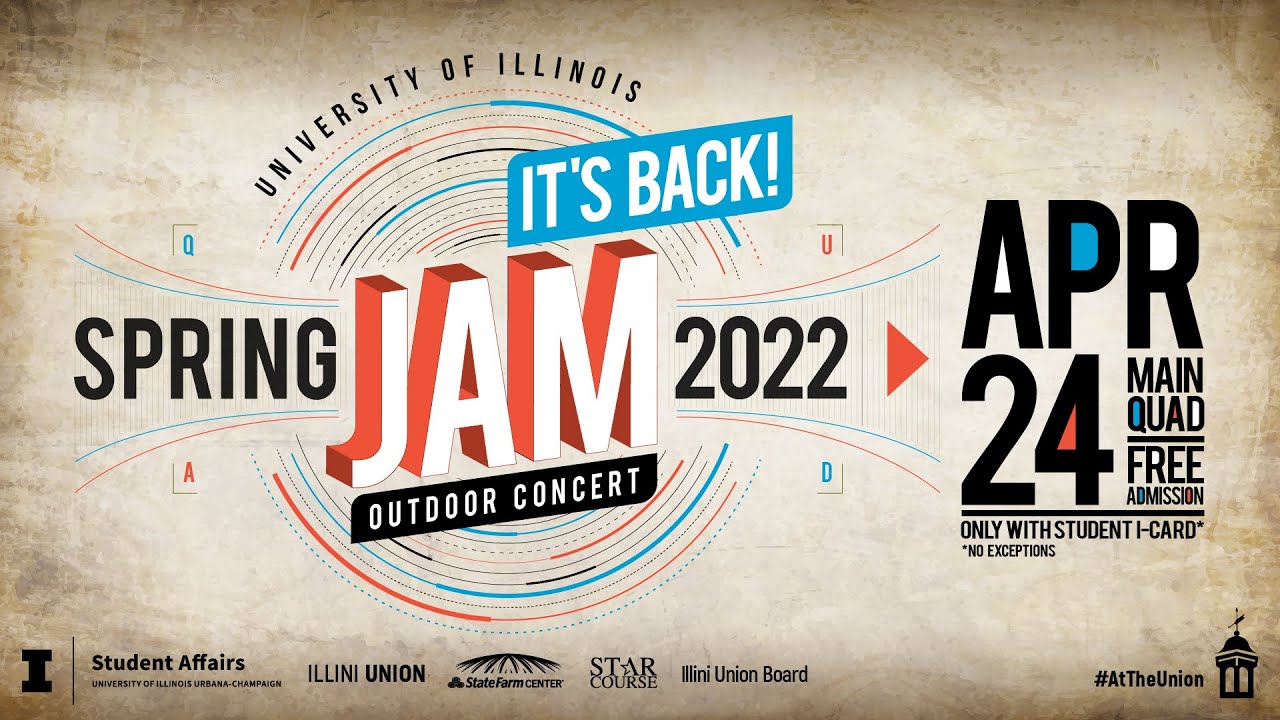 Spring Jam 2022 - University of Illinois - concert on the Main Quad ...