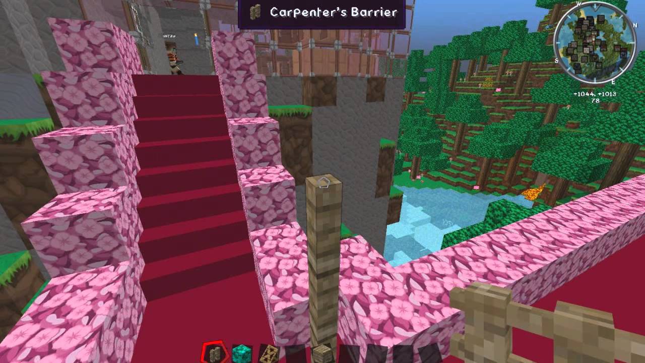 Minecraft Creative Lets Play-(V.1.6.4-Episode 2)-*Cherry Bridge* - YouTube