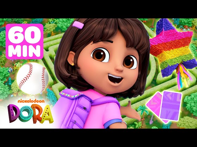 Dora's Games, Games, and More Games for 60 Minutes! | Dora & Friends ...