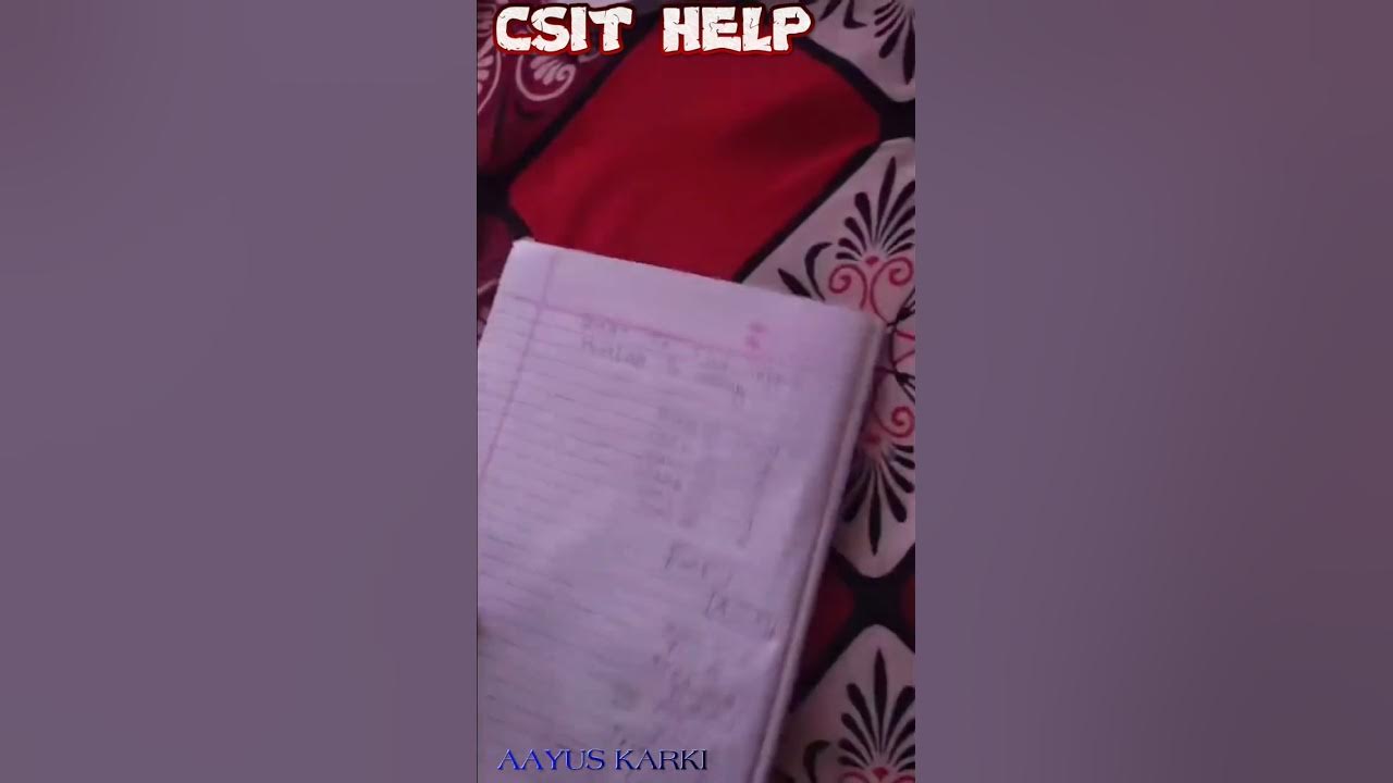 8085 Program To Find Largest Number In A Array Bsc Csit Second Semester Youtube