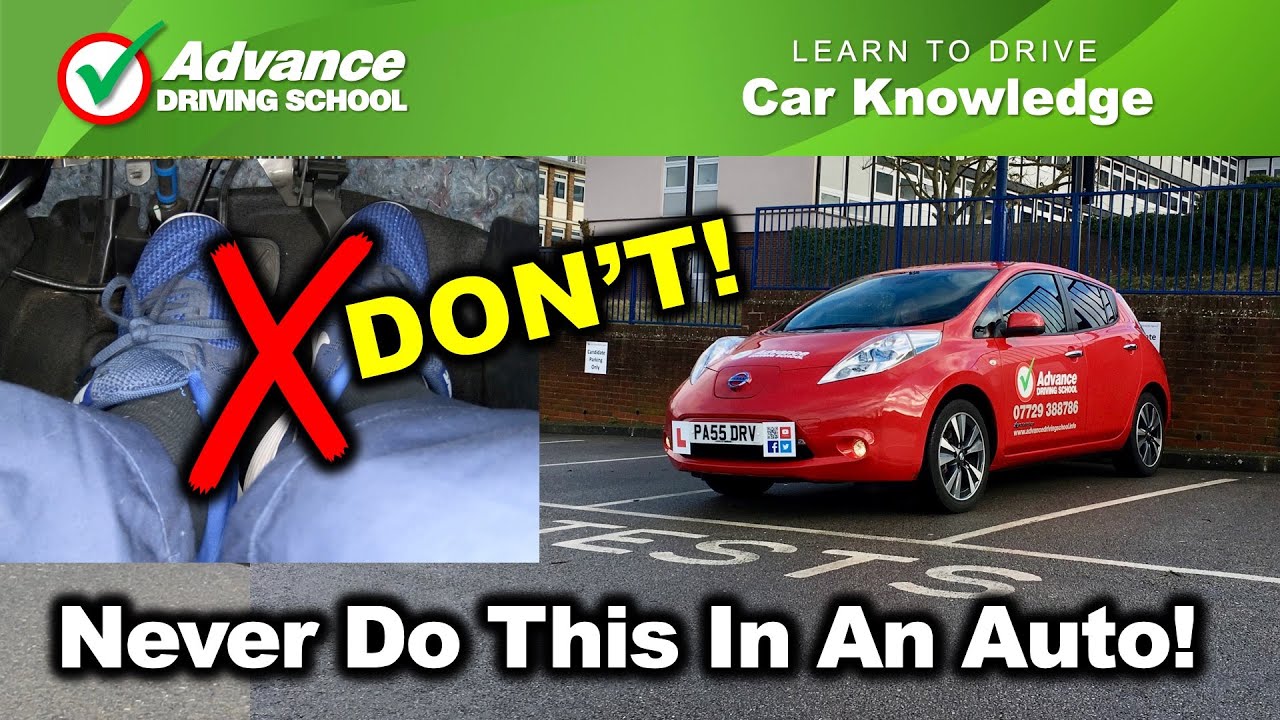 Never Do This In An Automatic Car! | Learn to drive: Car knowledge ...