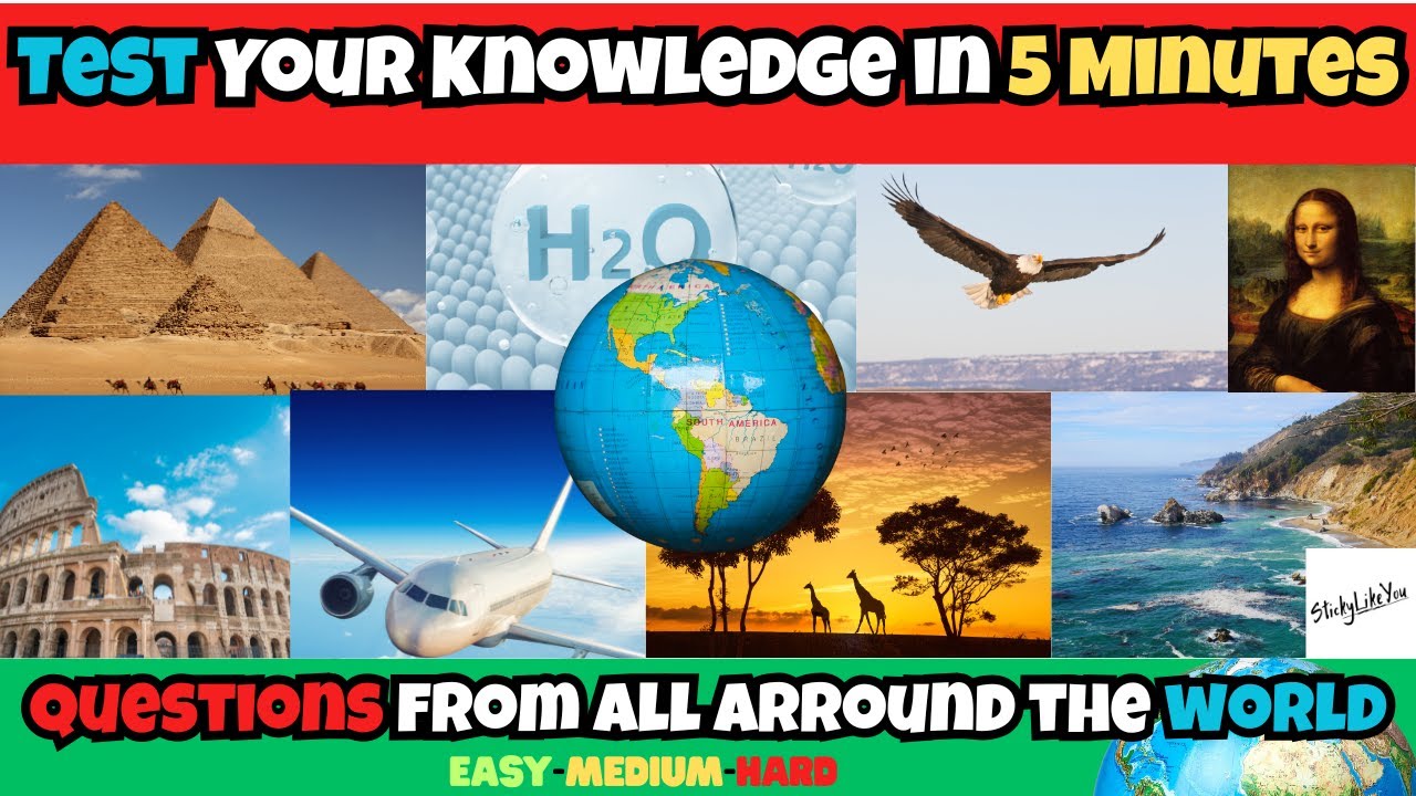 #2 Knowledge Questions – From Easy to Hard! 🧠🔥 Quick 5 Minute Quiz # ...