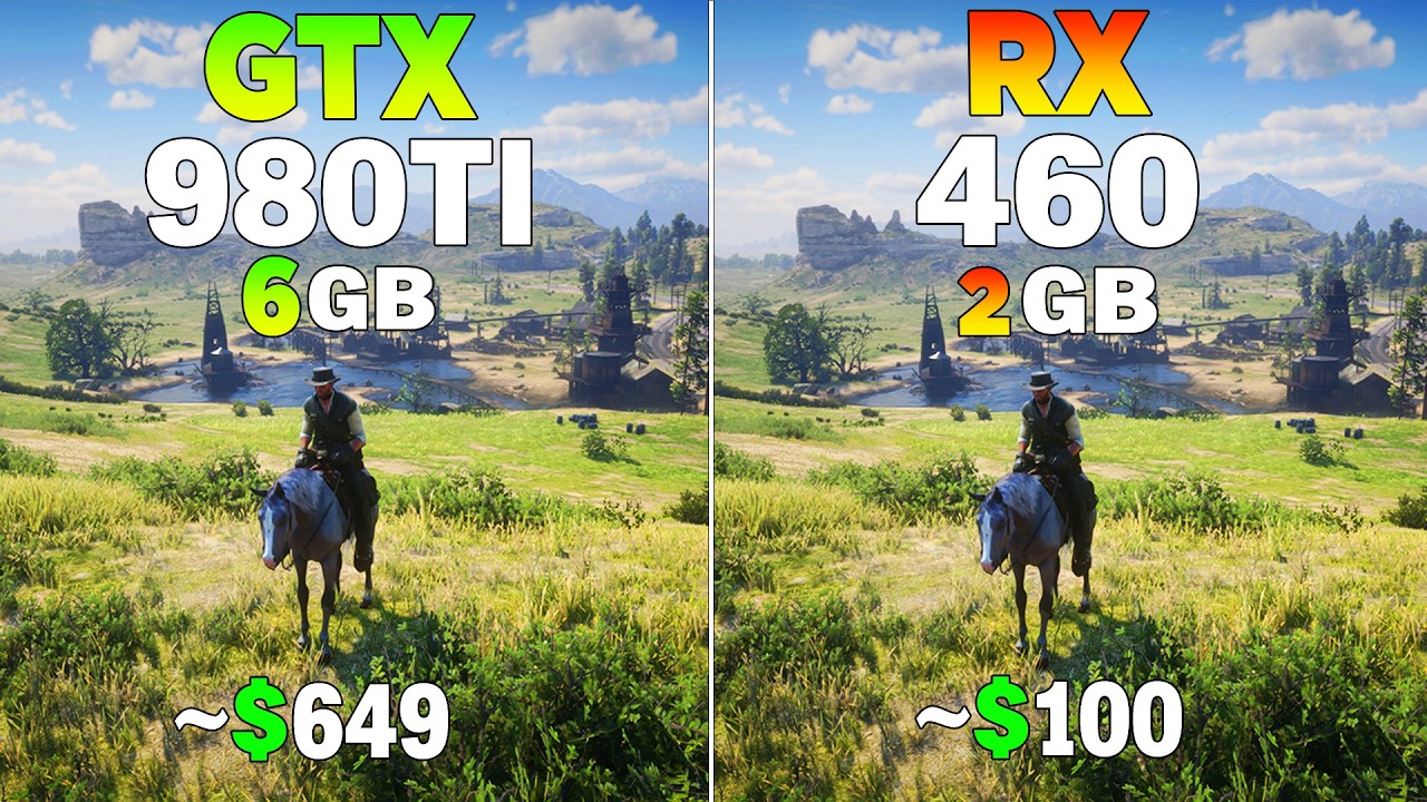 GTX 980 Tİ vs RX 460 - Test in 12 Games - YouTube