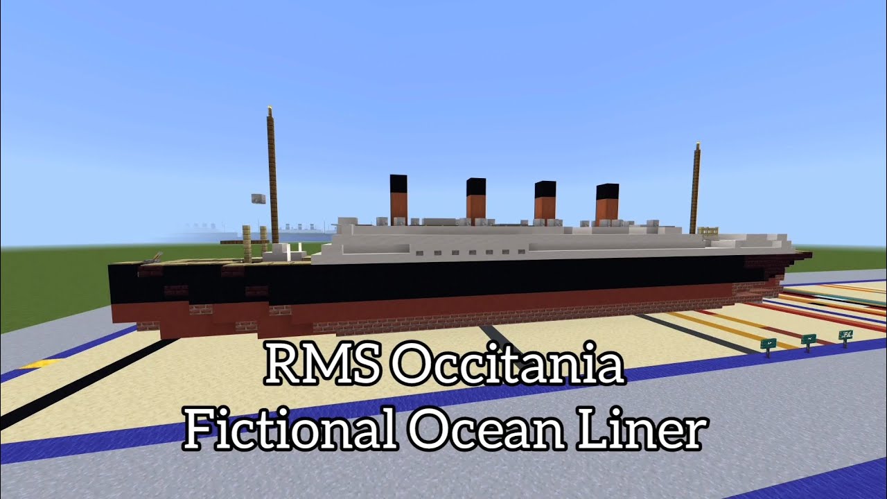 RMS Occitania + Hospital Livery | Minecraft Tutorial | 1:5 Scale ...