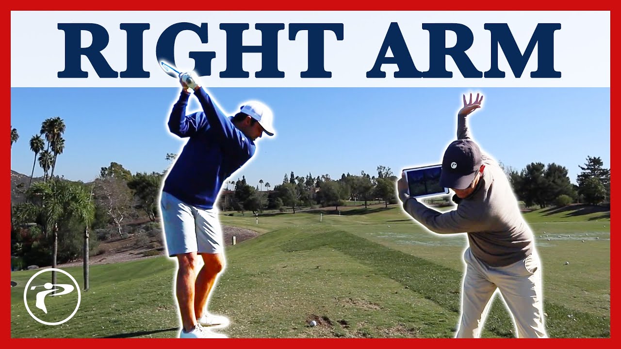 Right Arm In Golf Swing - Connection Drills - YouTube
