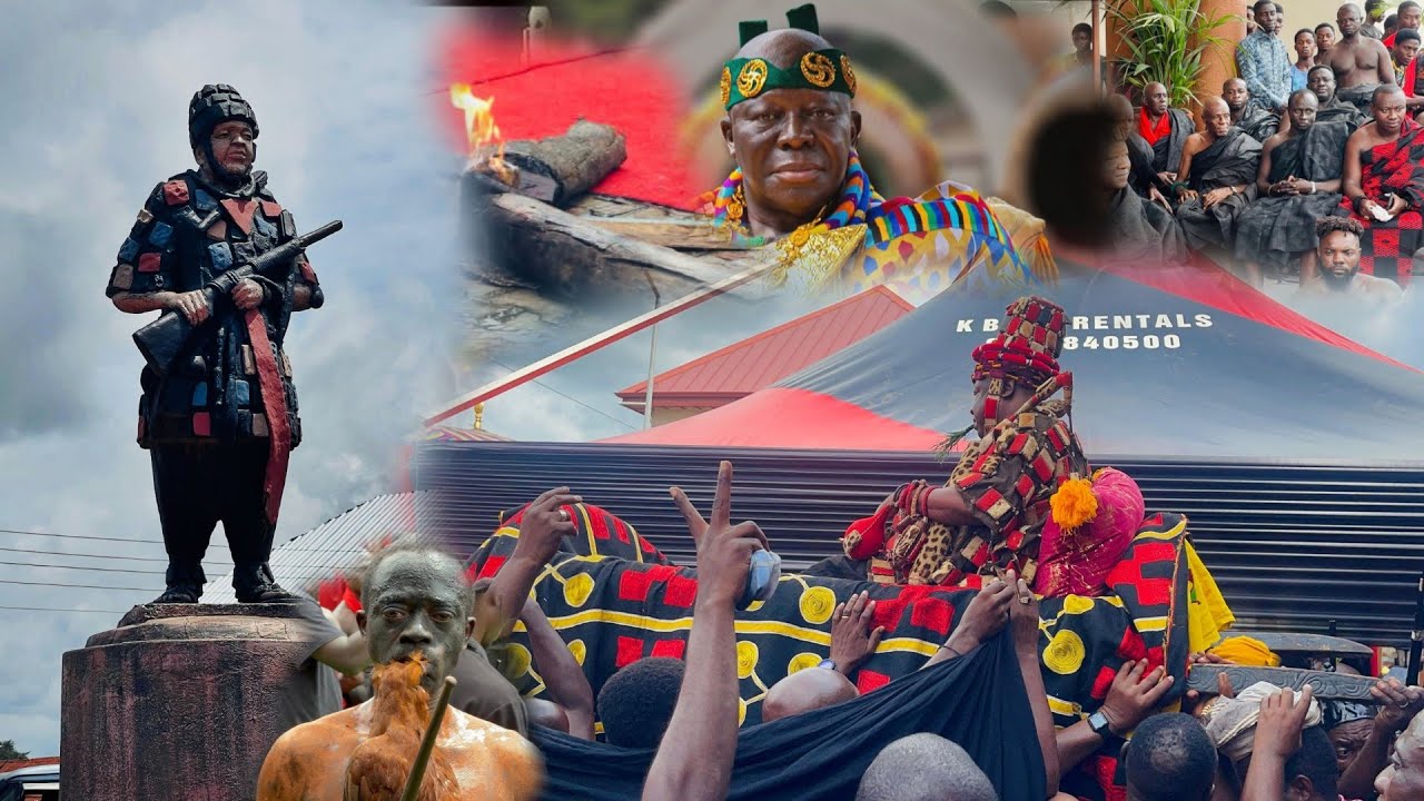 Day 5: Kumawuhene Sat In Palanquin And Storm Kumawu @ Barima Asumadu ...