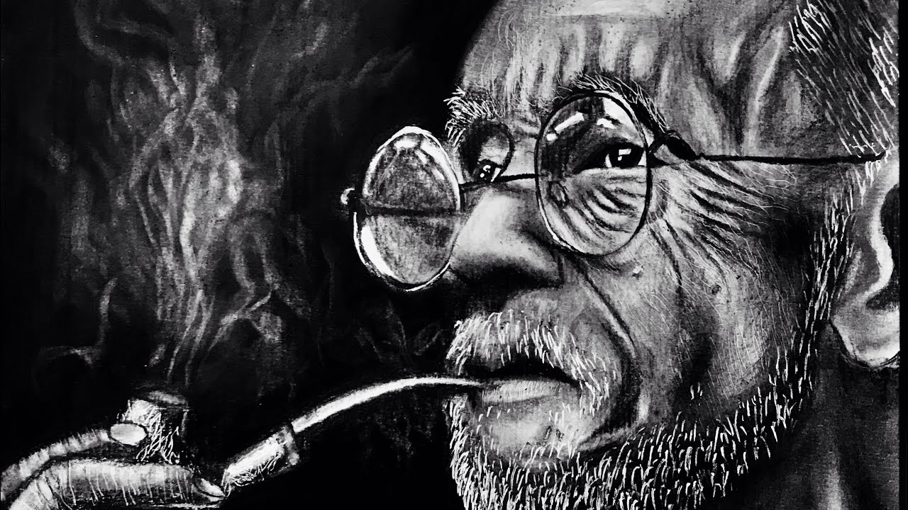 Hyper realistic drawing of an old man 🔥 | Pencil Sketch timelapse ...