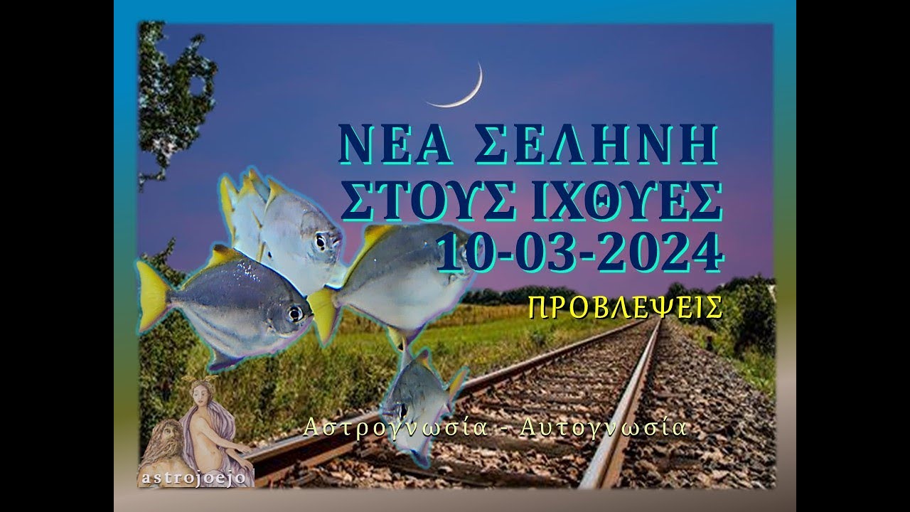 ΝΕΑ ΣΕΛΗΝΗ ΣΤΟΥΣ ΙΧΘΥΕΣ 10-03-2024 - YouTube