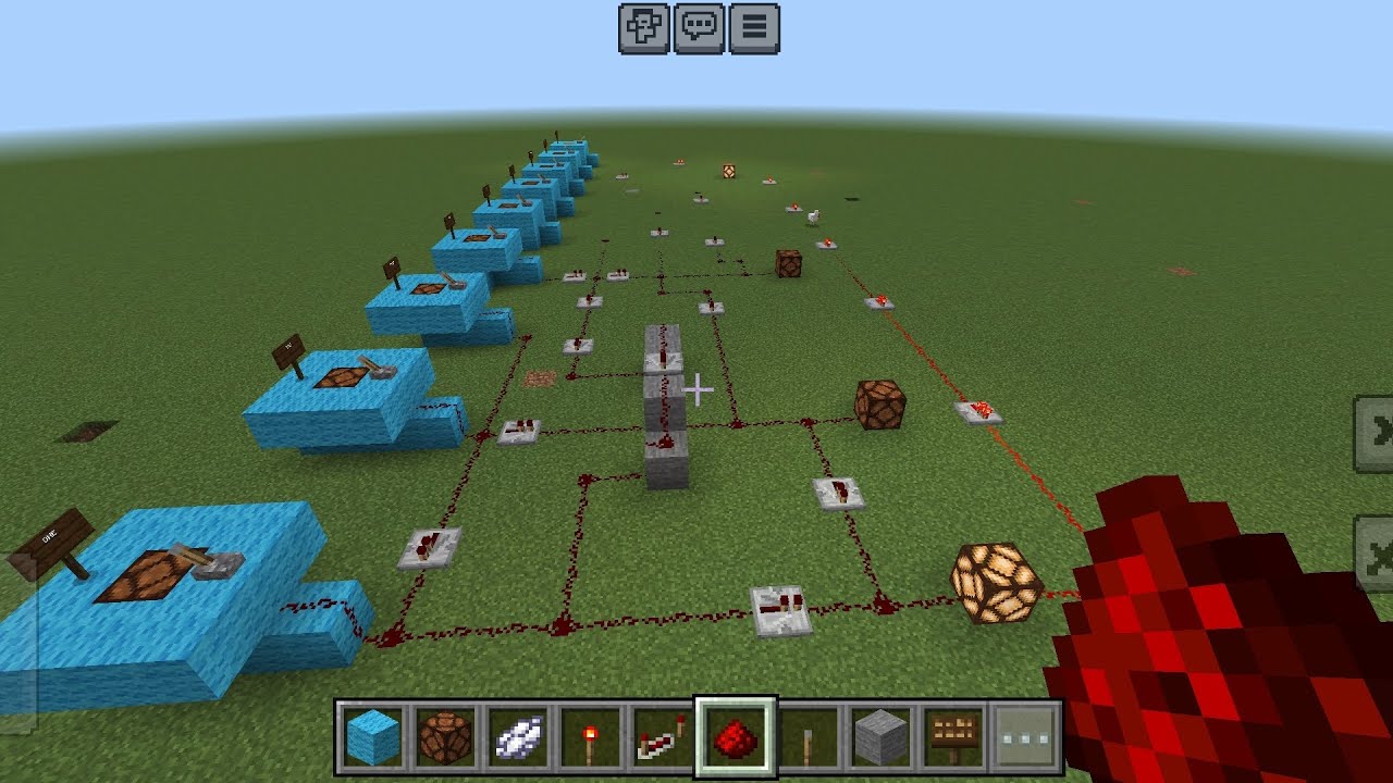 Another attempt at Bitwise Keypad in Minecraft - YouTube