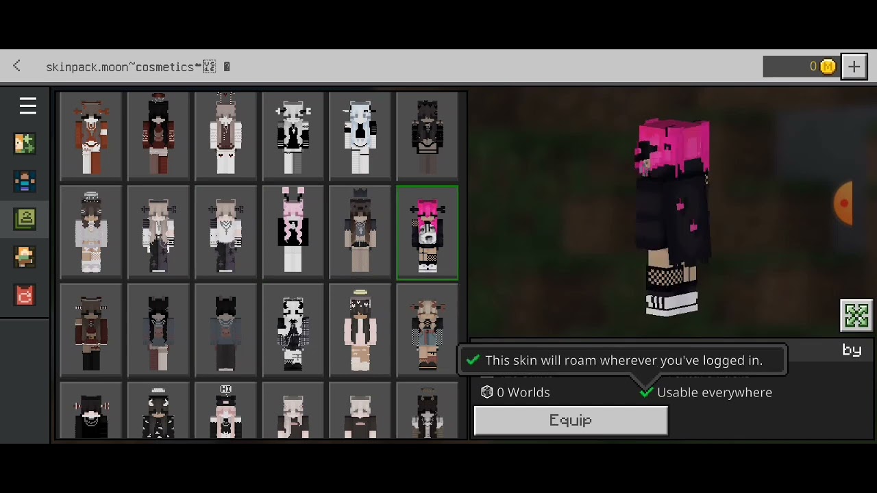 skin pack cosmetics hive new 🐝 - YouTube
