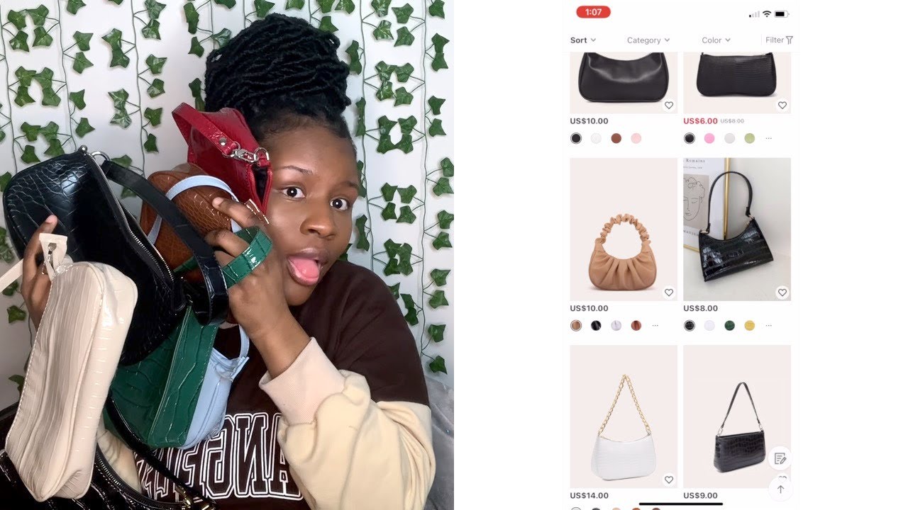 SHIEN BAG TRY ON HAUL - YouTube