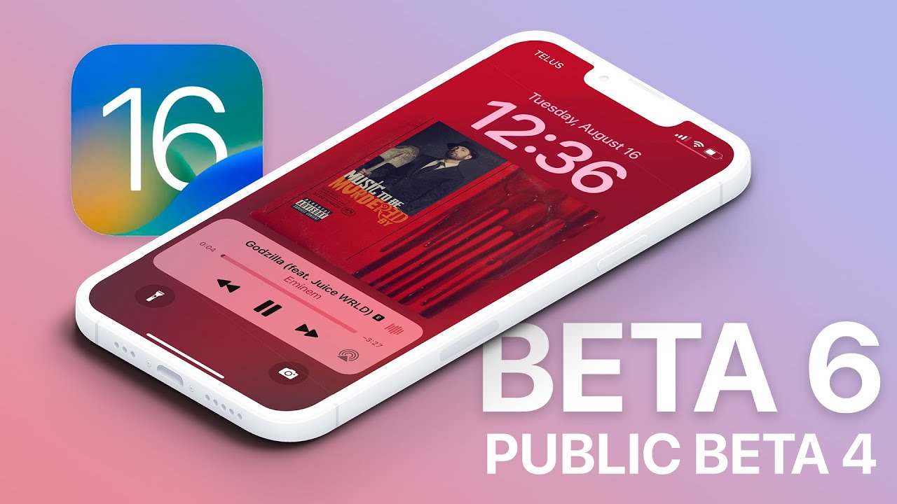 iOS 16 beta 6 / public beta 4: It's getting GOOD! - YouTube