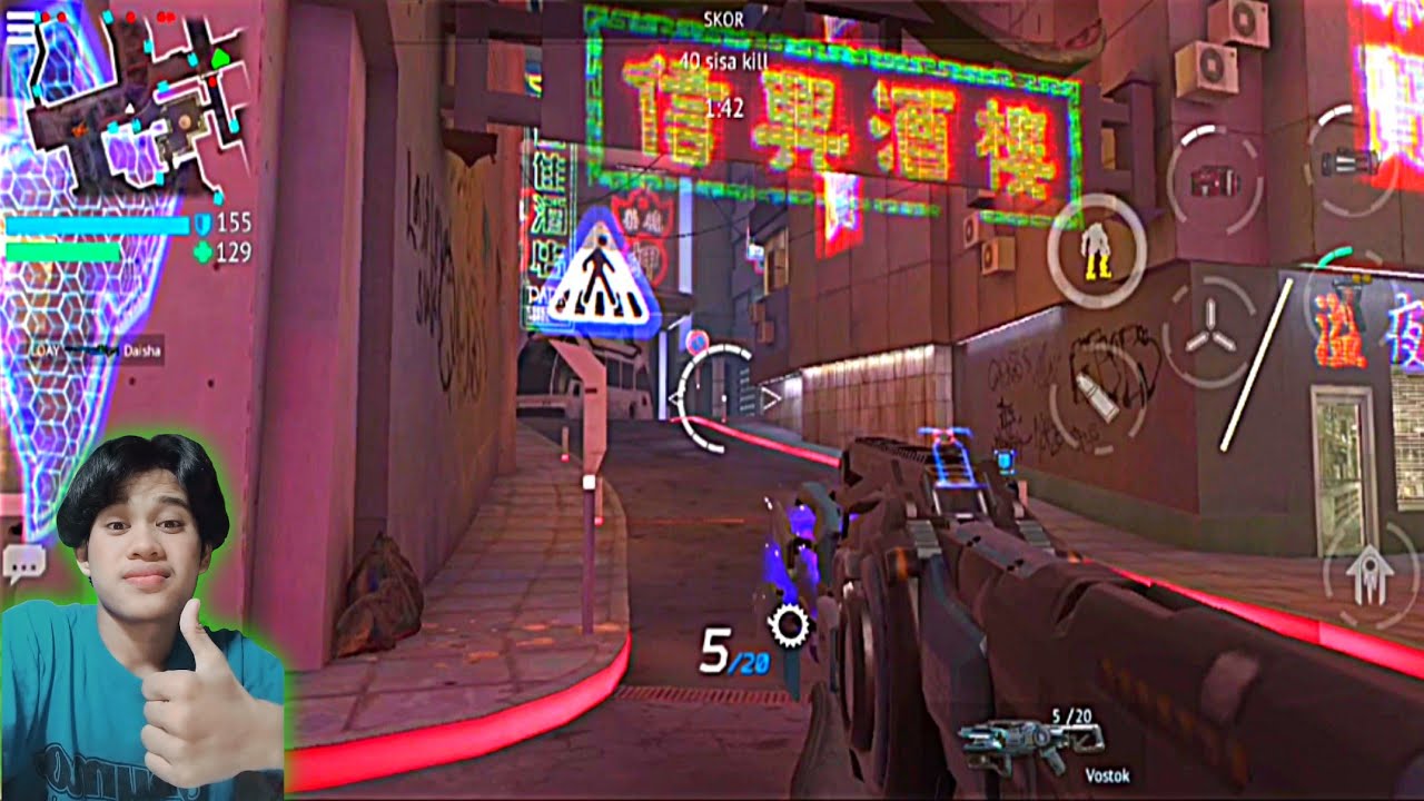 "Deathmatch" 1 vs Semua Part 1!!! Infinity Ops : Online FPS Game - YouTube