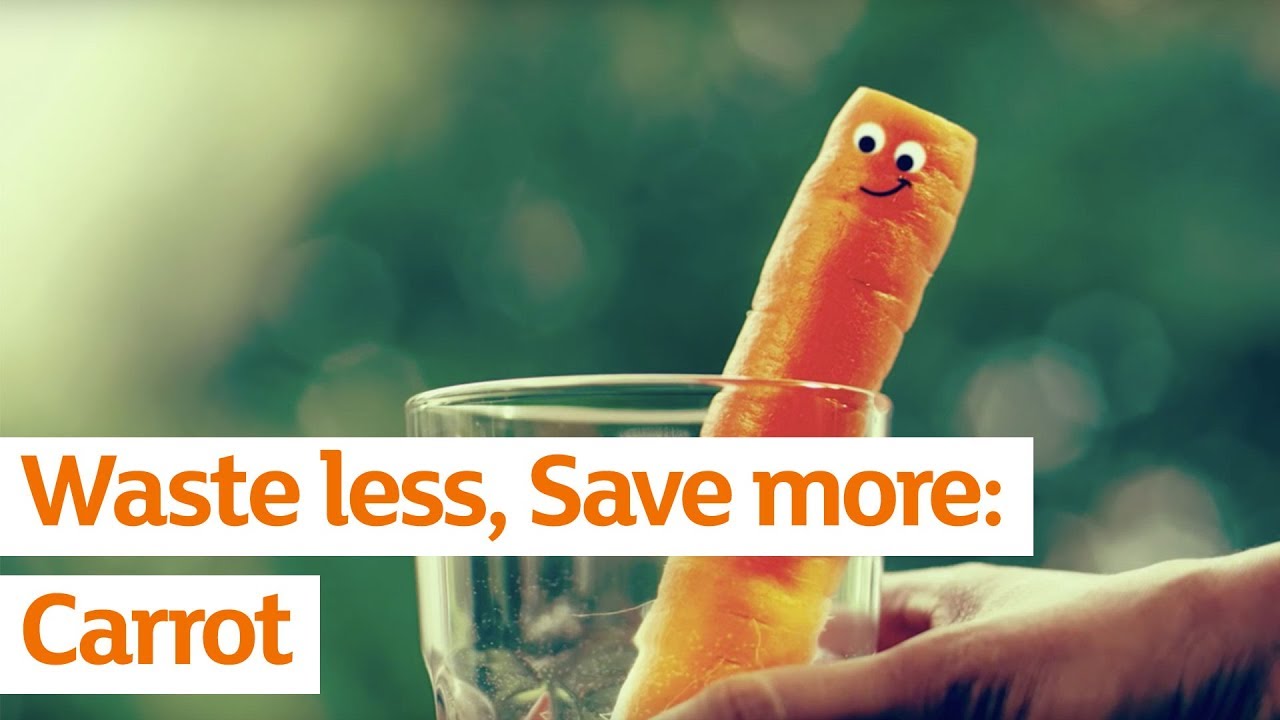 The secret to eternal carrot youth | Waste Less Save More | Sainsbury's ...
