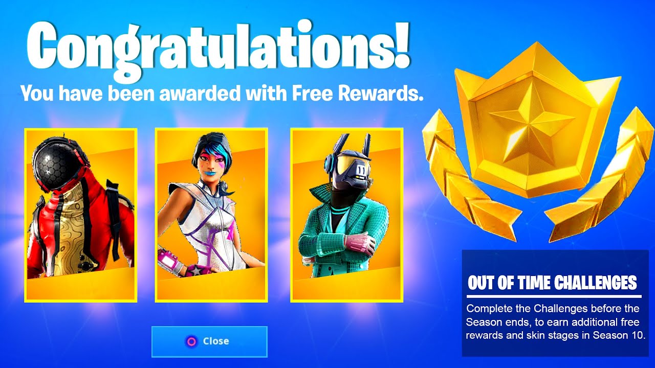 Fortnite OUT OF TIME CHALLENGES FREE REWARDS and ITEMS (Overtime ...