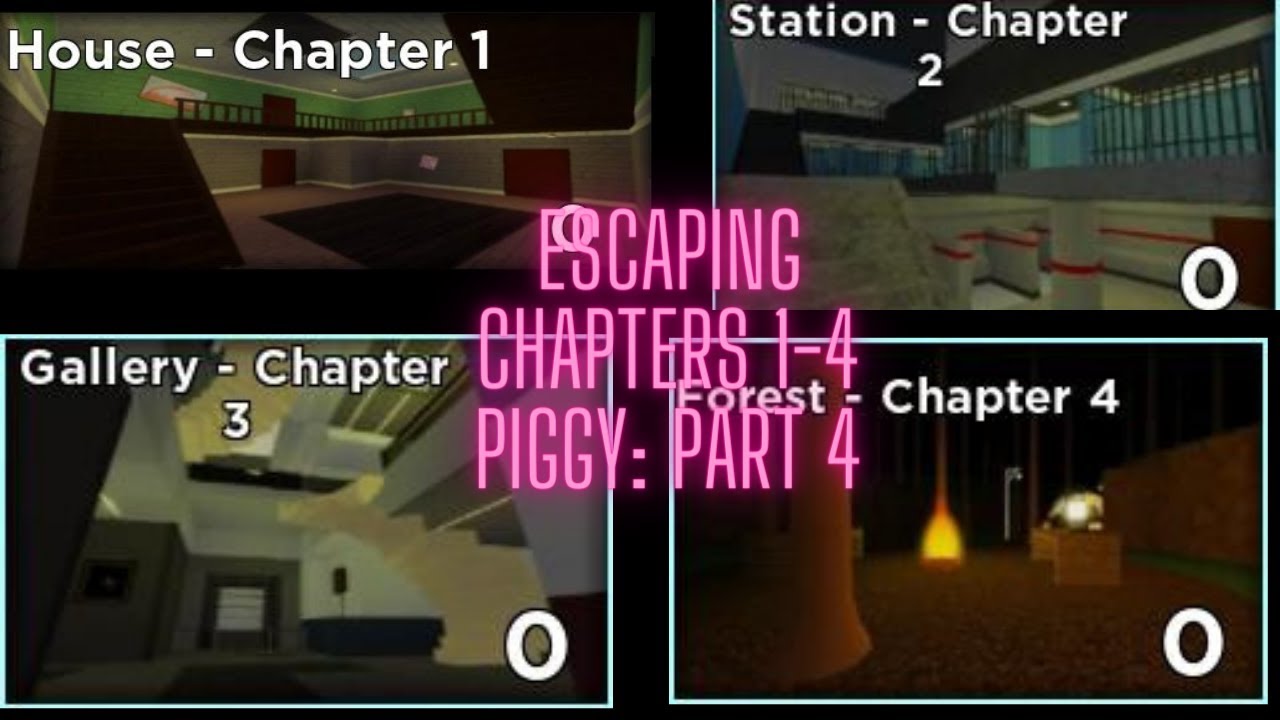 Let's Play: Roblox Piggy: Part 4: Escaping chapters 1-4, with friends ...