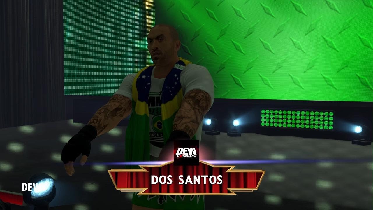 Arthur VS Dos Santos Stone Cold as Referee DEW Extreme Monday 16th ...