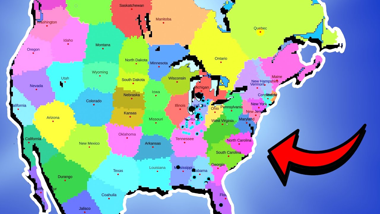 I Simulated a BATTLE ROYALE in This Continent... - YouTube
