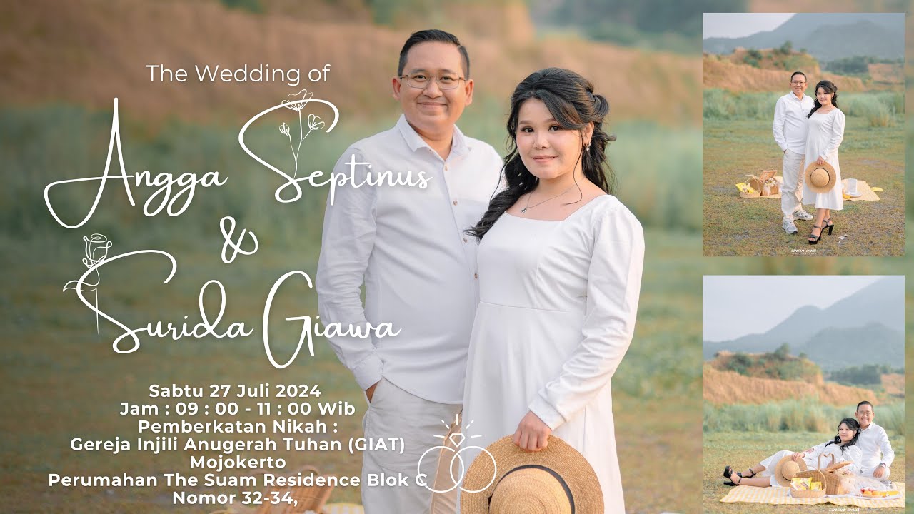 🔴 The Wedding of Angga Septinus & Surida Giawa - YouTube