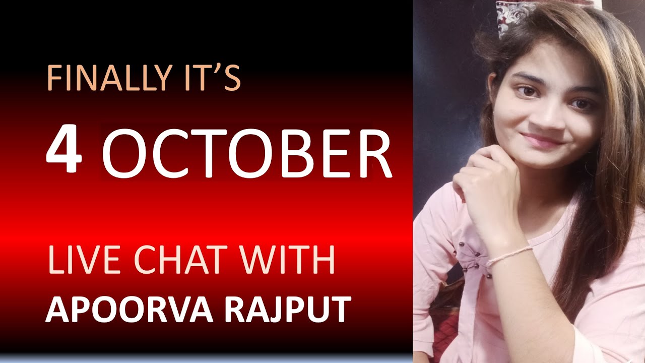 UPSC PRELIMS 2020 DO & Don'ts | LIVE CHAT WITH APOORVA RAJPUT | 4 OCTOBER 2020 - YouTube