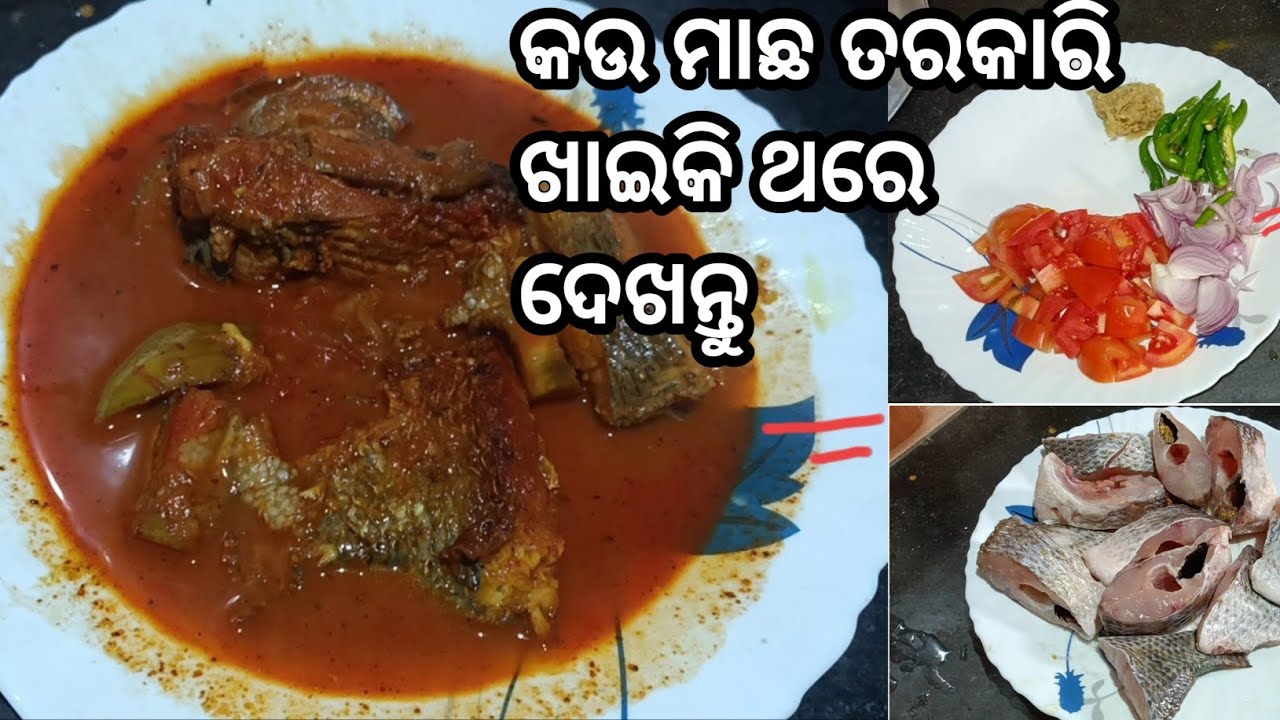 କୋଉ ମାଛ ତରକାରୀ | Koi Fish Curry Recipe| Kou Macha Jhola!! - YouTube