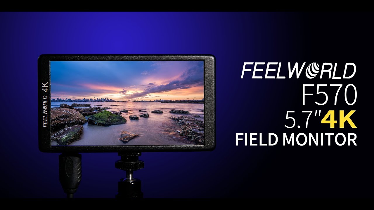 FEELWORLD F570 5.7″ 4K camera field Monitor for Zhiyun Crane DJI Ronin ...