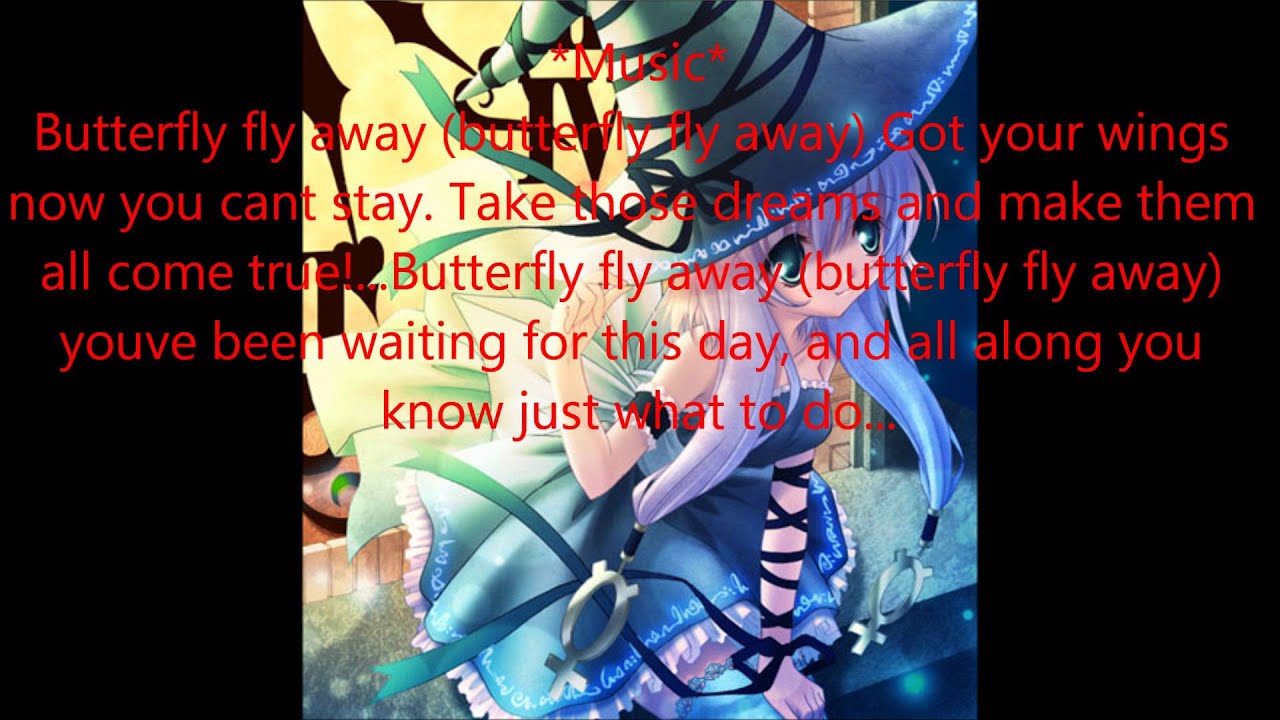 Miley cyrus-butterfly fly away Lyrics - YouTube