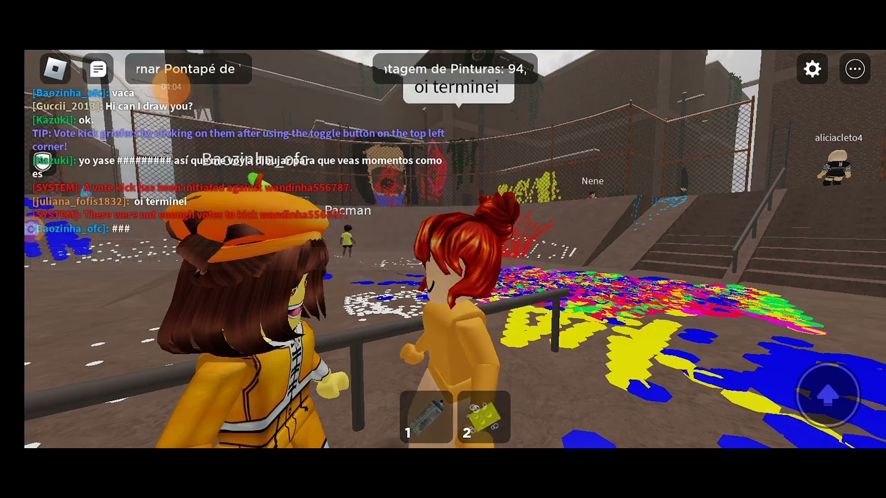 ROBLOX-DESENHADO PESSOAS COM SPRAY (spray paint tinta) - YouTube