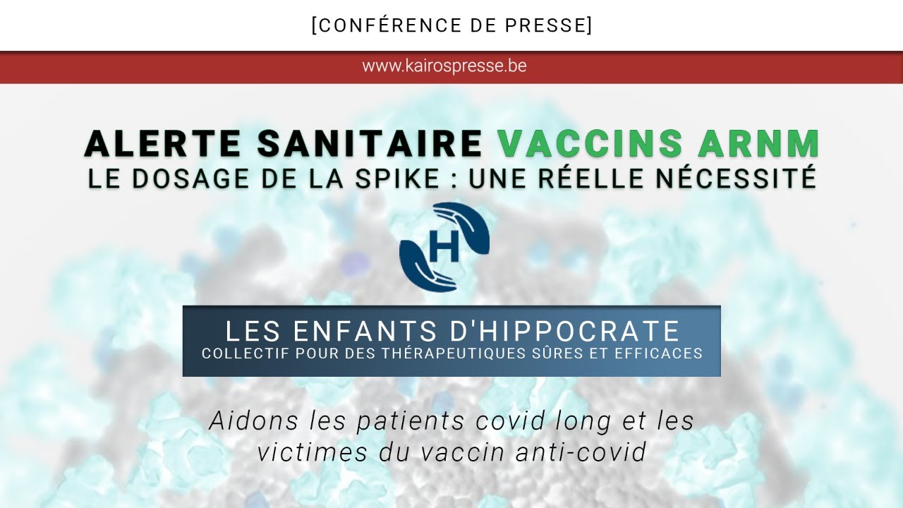 Conférence de Presse - ALERTE SANITAIRE VACCINS ARNm - YouTube