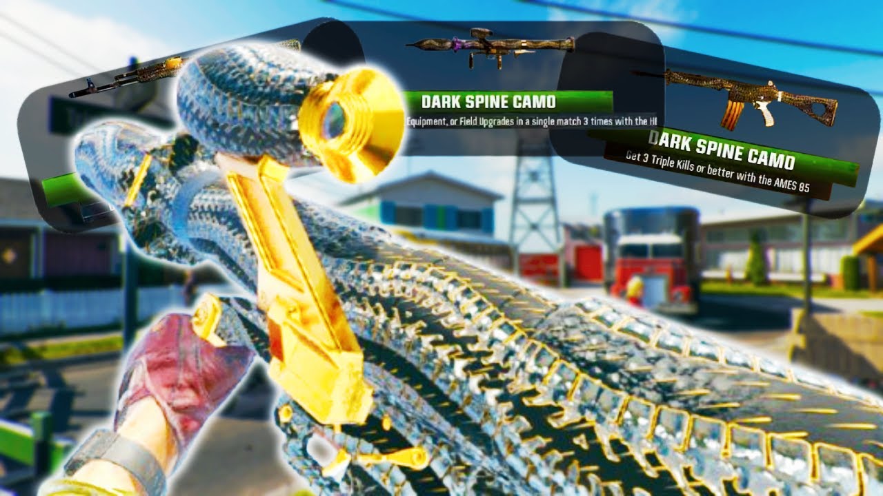 i unlocked Dark Spine on the *3 WEAPONS IN ONE GAME* including ...