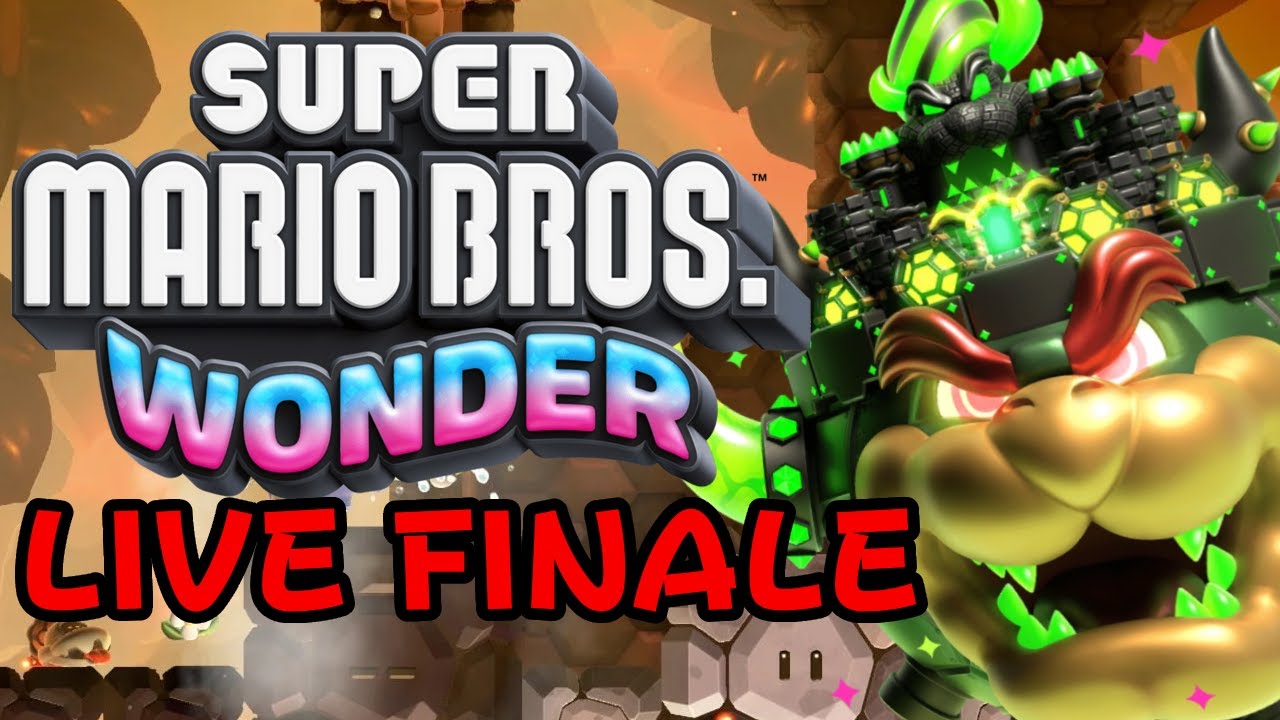 SUPER MARIO WONDER LIVE FINALE - Rage Stage Bowser - YouTube