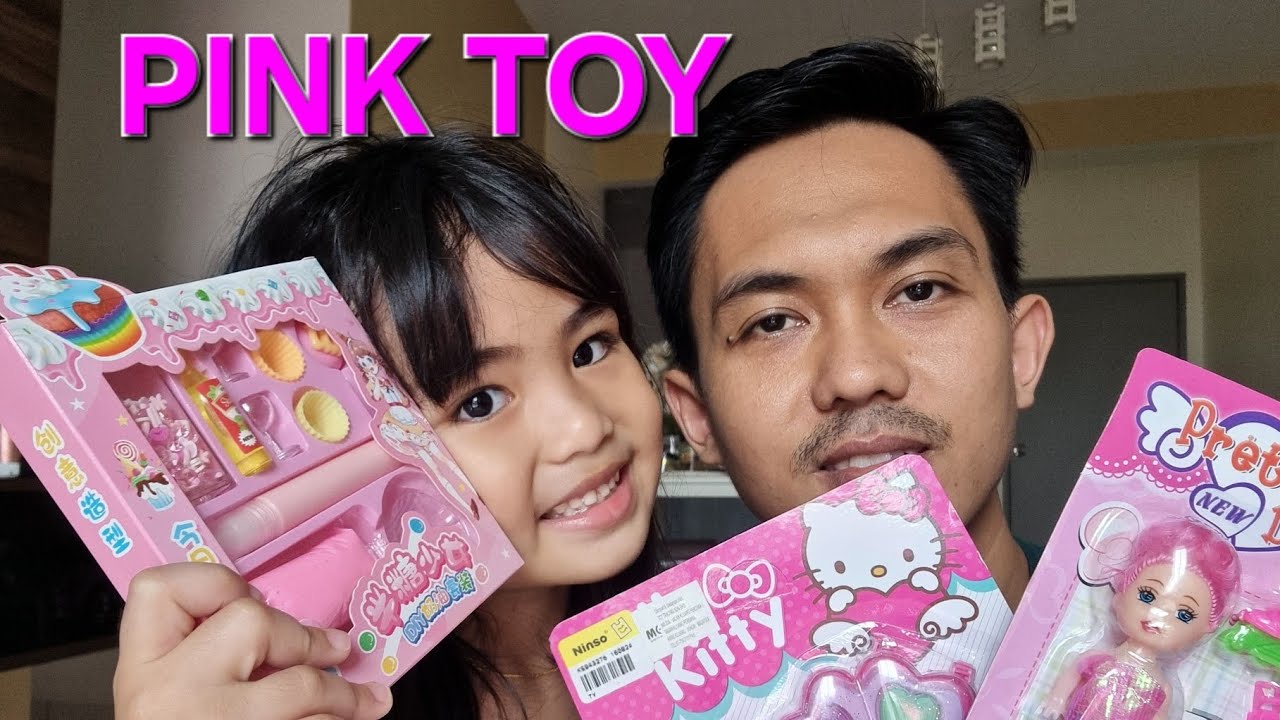 DINDA PILIH SEMUA MAINAN PINK 💗💗💗 - YouTube