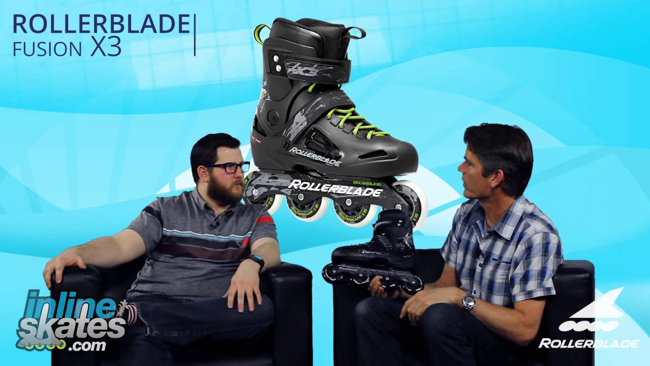 2016 Rollerblade Fusion X3 Urban Inline Skate Overview by ...
