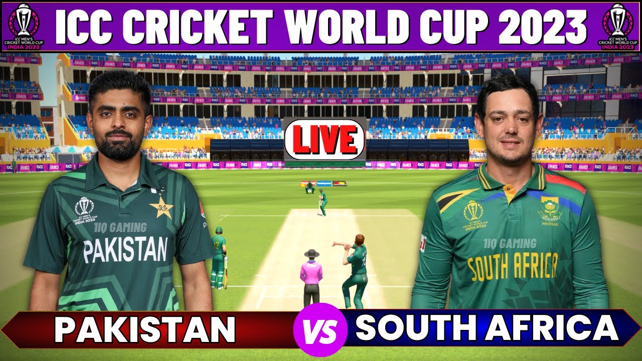 Live: PAK Vs SA , ICC World Cup 2023 | Live Match Score | Pakistan Vs ...