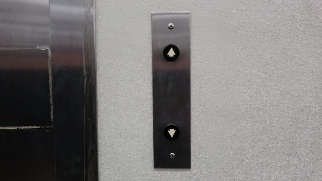 Decommissioned Vintage Otis Black Button Elevator at Evans Library ...